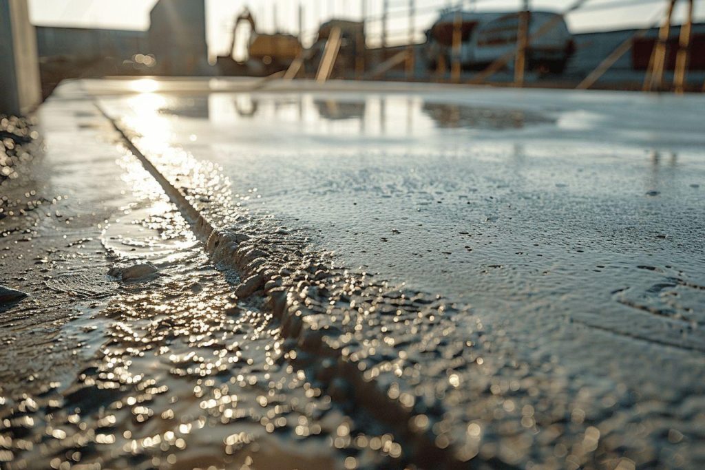 Temps de séchage optimal pour une dalle en béton